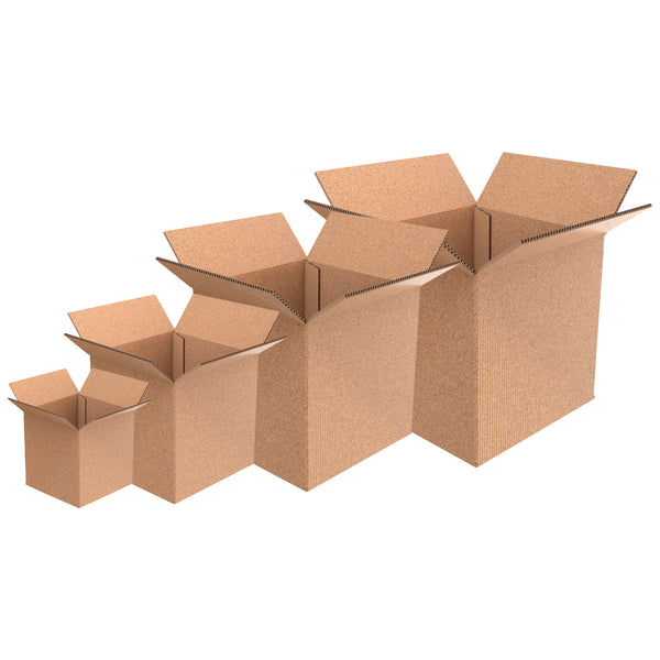 Strong Cardboard Boxes 25 Pack 16x8x6 – 32 ECT Strength, Ships Flat ...