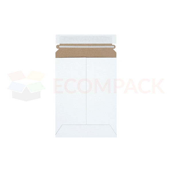 White Rigid Mailers / Stay Flat Mailers 6" x 8" Self-Seal (100/cs ...