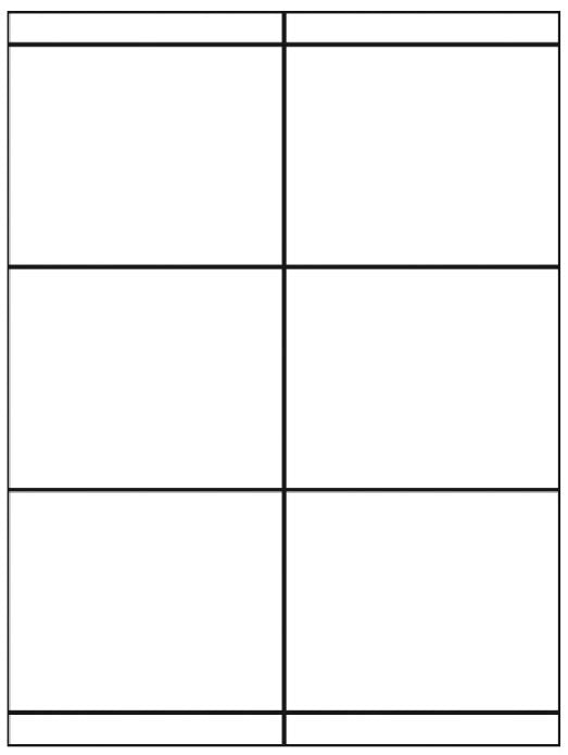 6 Up White Laser Labels 4.25" x 3.5" 1500/labels on 250/sheets ...