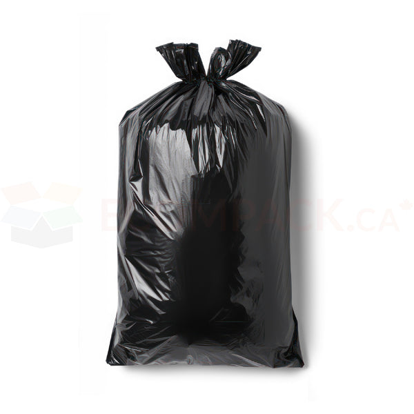 Black Contractor Garbage Bags Heavy Duty 3mil 35" x 50" (50/cs ...