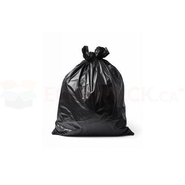 Black Garbage Bags / Black Trash Bags / Black Bin Bags | EcomPack.ca ...